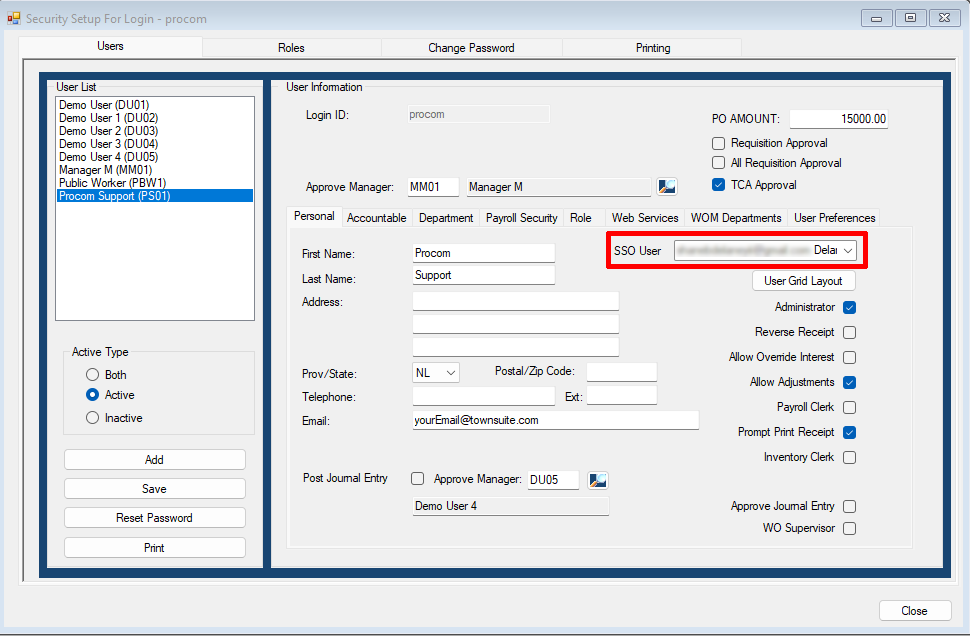 Active Directory SSO Integration